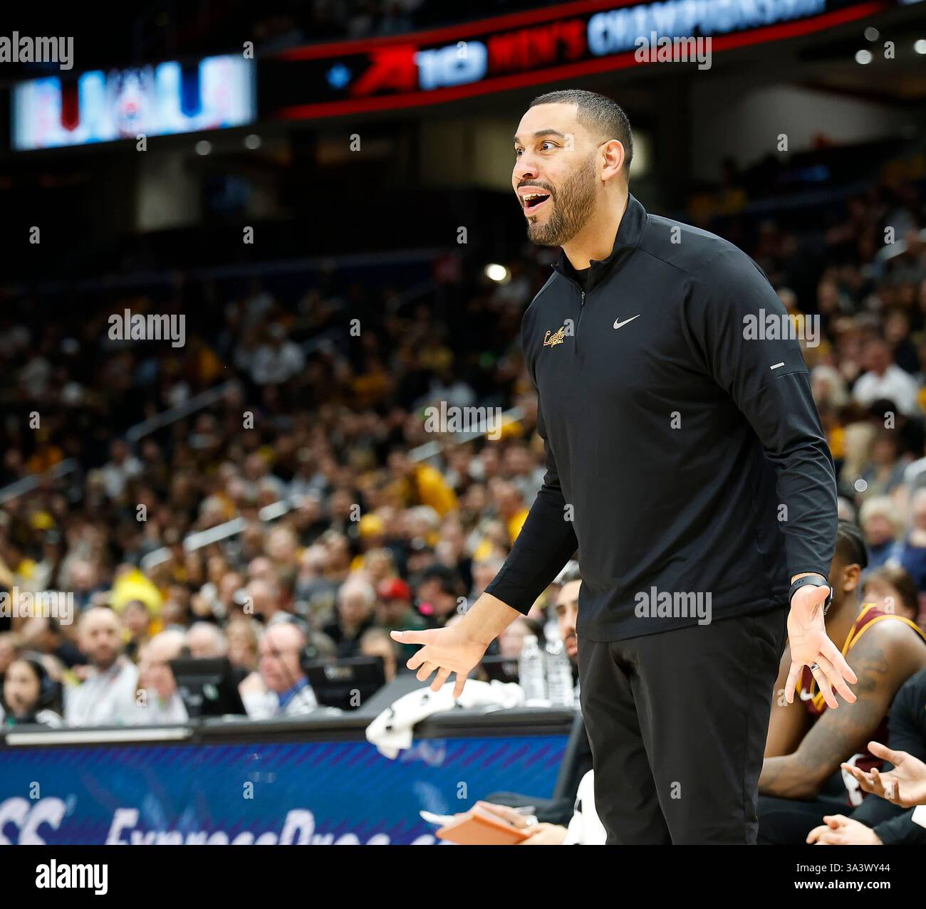 March 15, 2025: Loyola Chicago Ramblers Head Coach Drew Valentine ...
