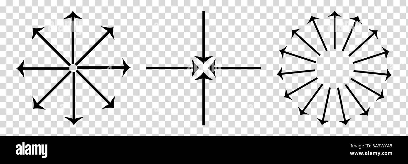 Arrow pointing center, inward arrow icon Stock Vector Image & Art - Alamy