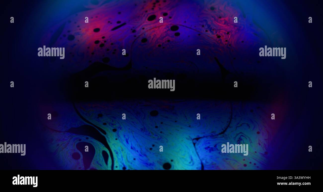 Soap paint holographic sphere hi-res stock photography and images - Alamy