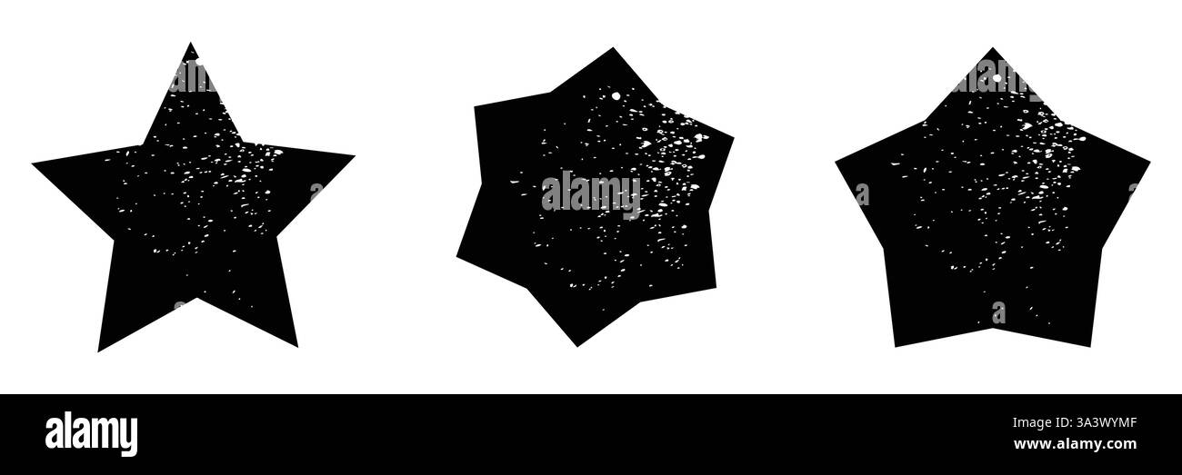 grunge star vector Stock Vector Image & Art - Alamy