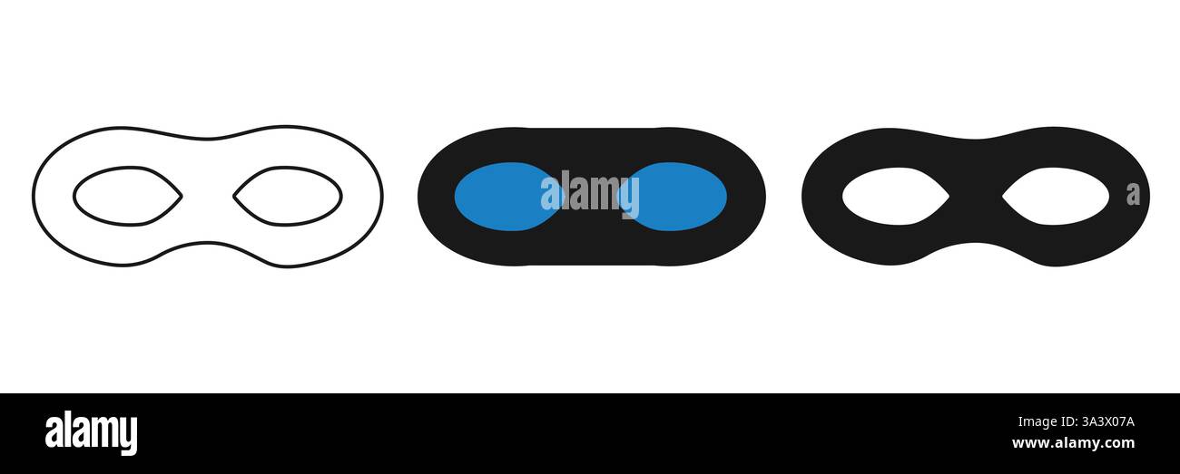 Superhero mask icon. Simple superhero mask icon Stock Vector Image ...