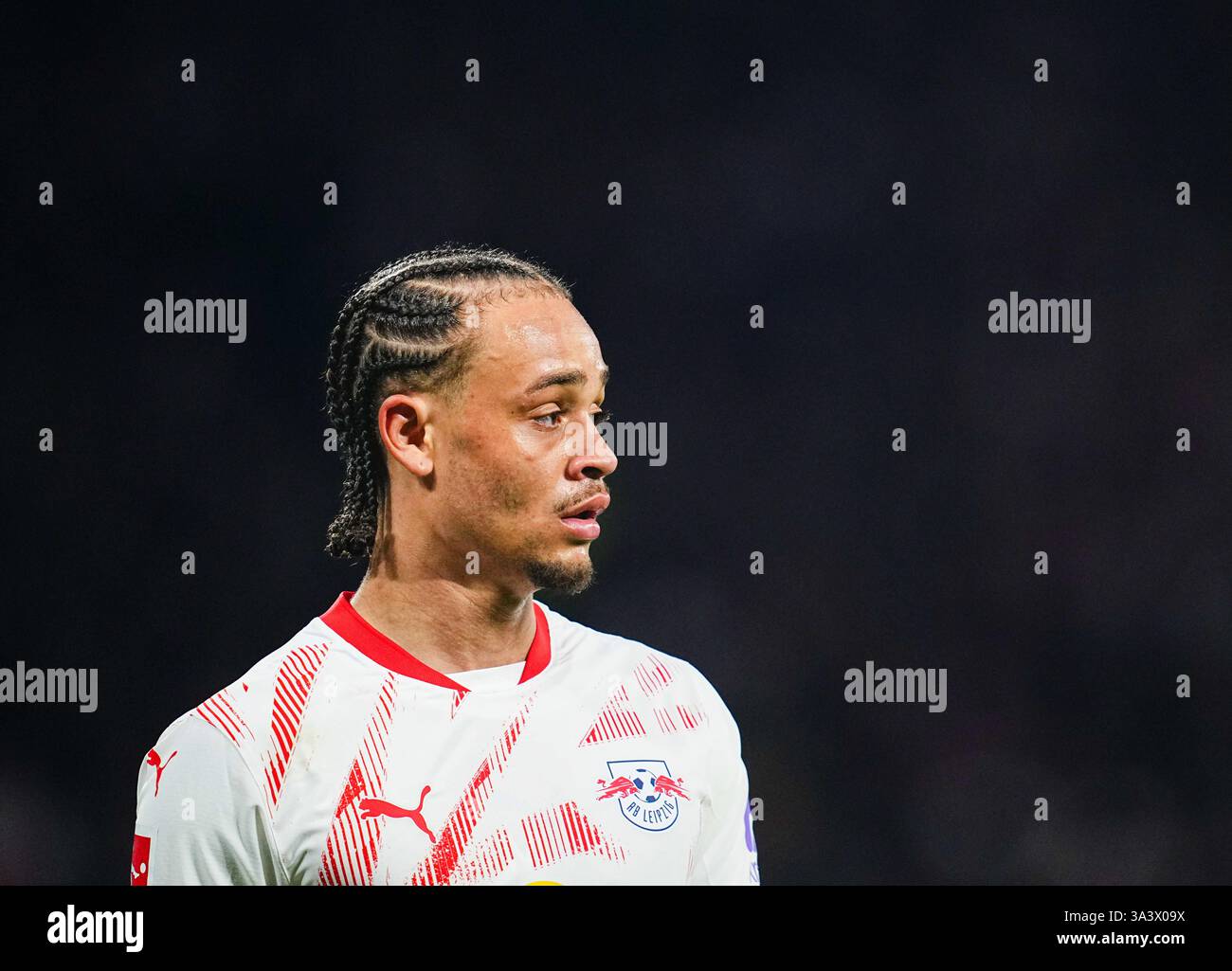 March 15 2025: Xavi Simons of RB Leipzig looks on during a 1 ...