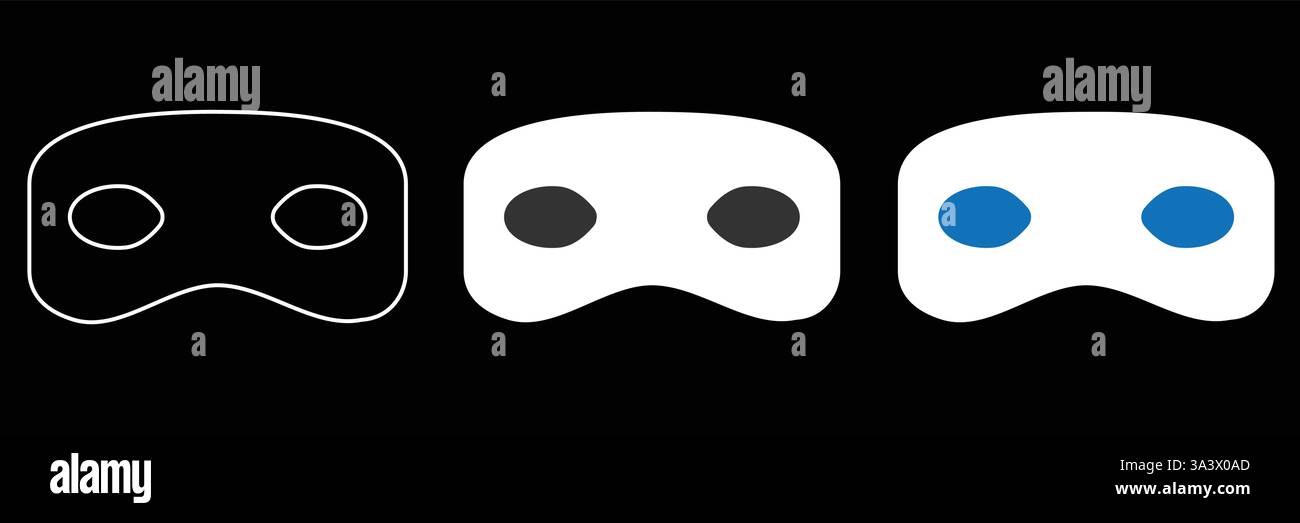 Superhero mask icon. Simple superhero mask icon Stock Vector Image ...