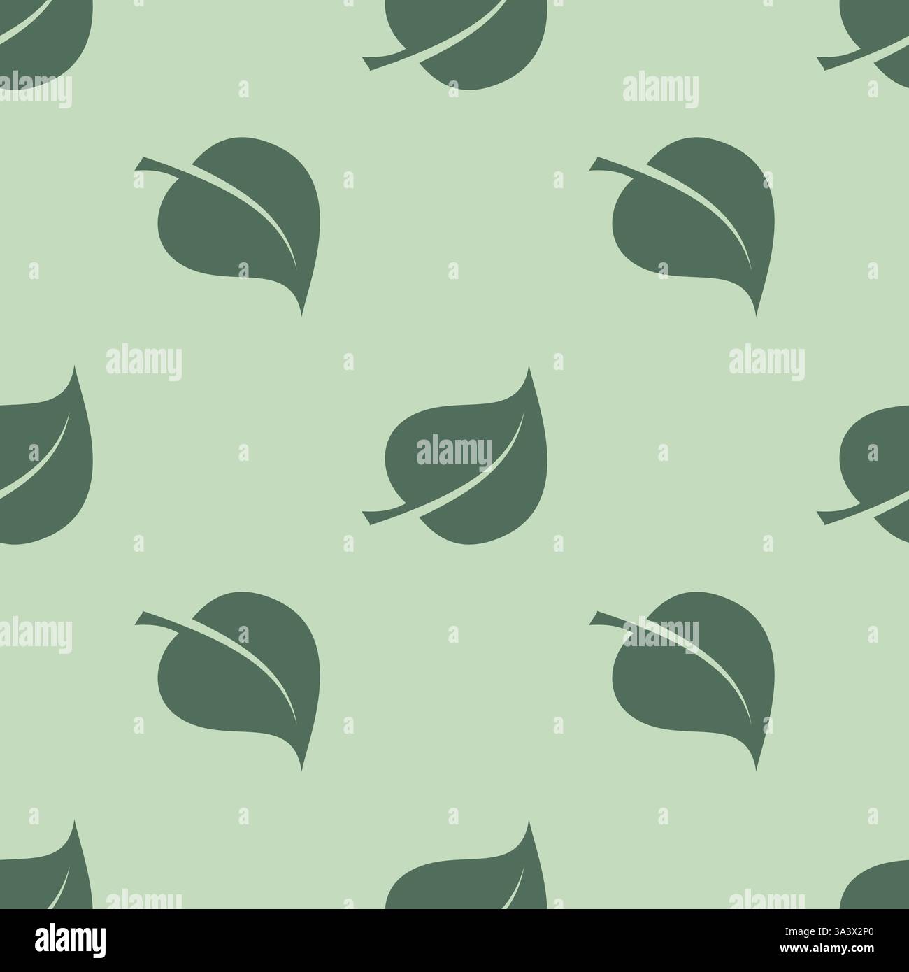 seamless pattern floral and leafy green color Stock Vector Image & Art ...