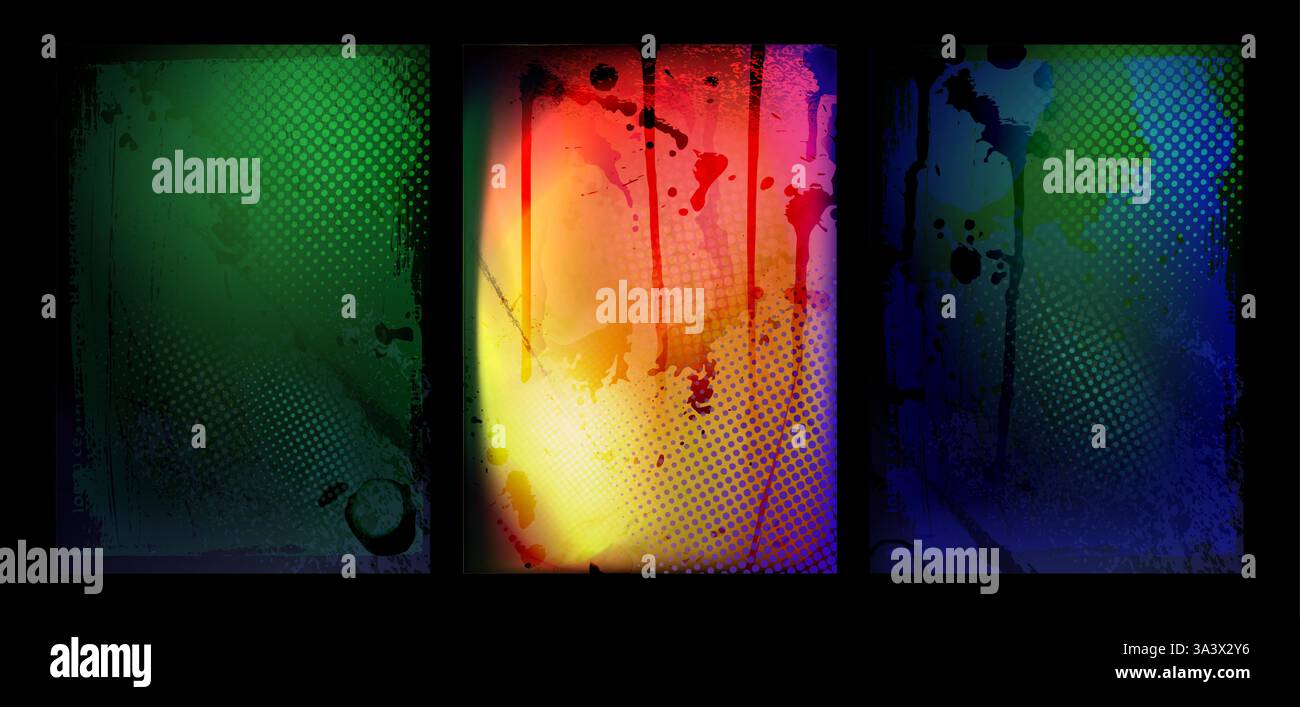 Grunge overlays black Stock Vector Images - Alamy