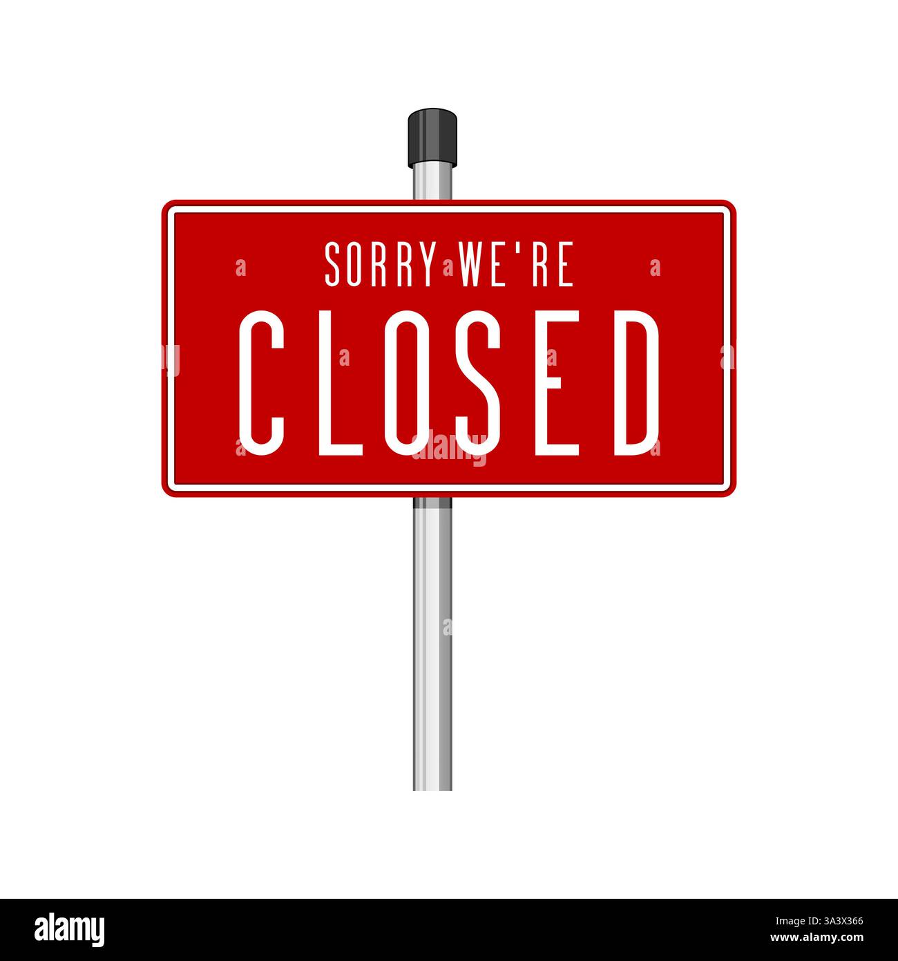 Closed Sign isolated on white background Stock Vector Image & Art - Alamy
