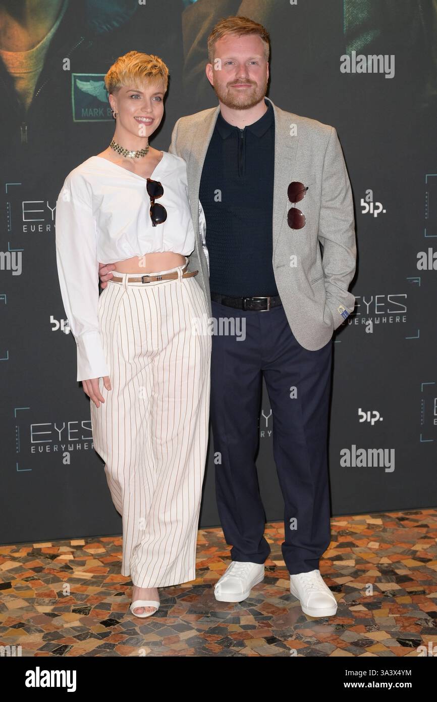 Rome, Italy. 17th Mar, 2025. Dean Michael Gregory (r) and girl friend ...