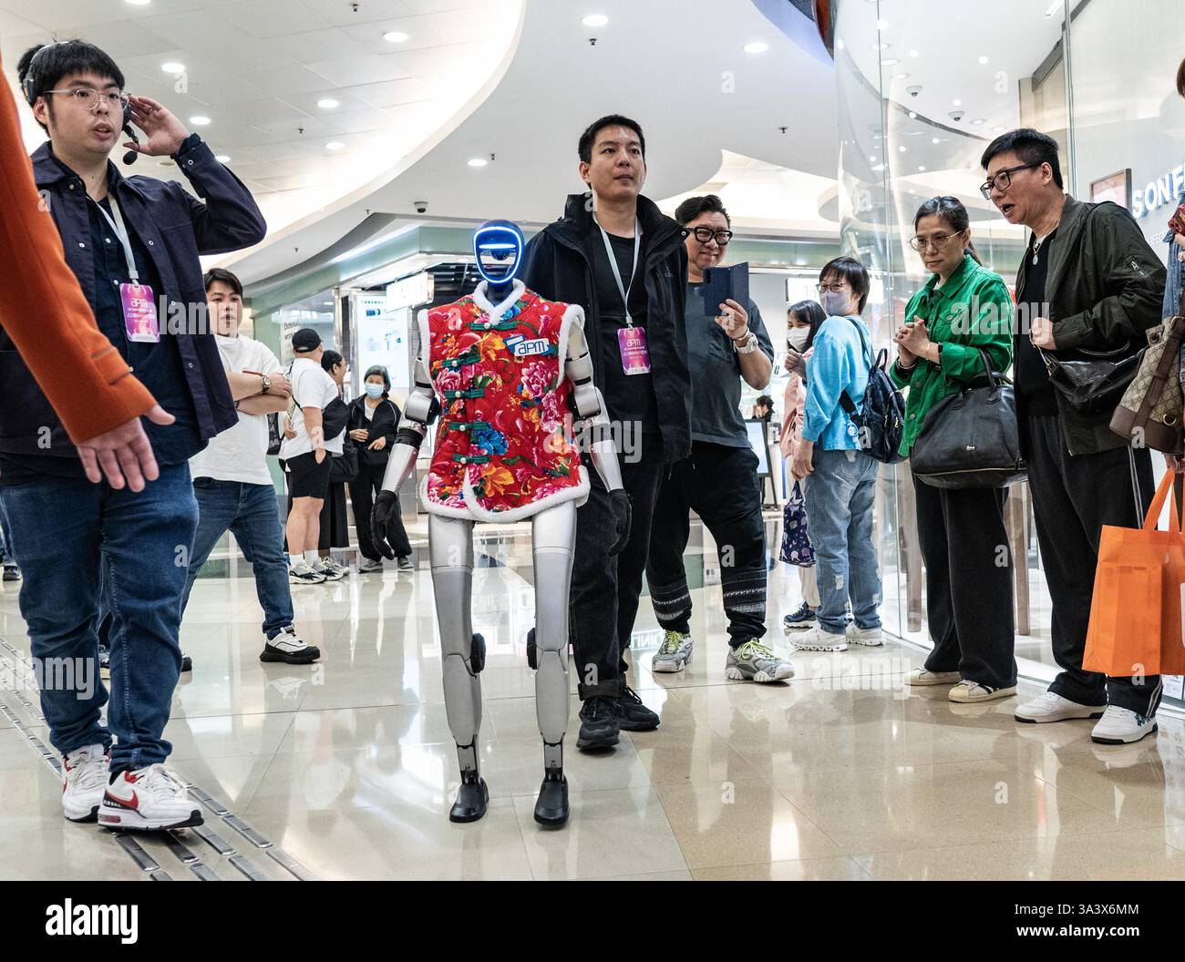 **CHINESE MAINLAND, HONG KONG, MACAU AND TAIWAN OUT** Humanoid robots ...