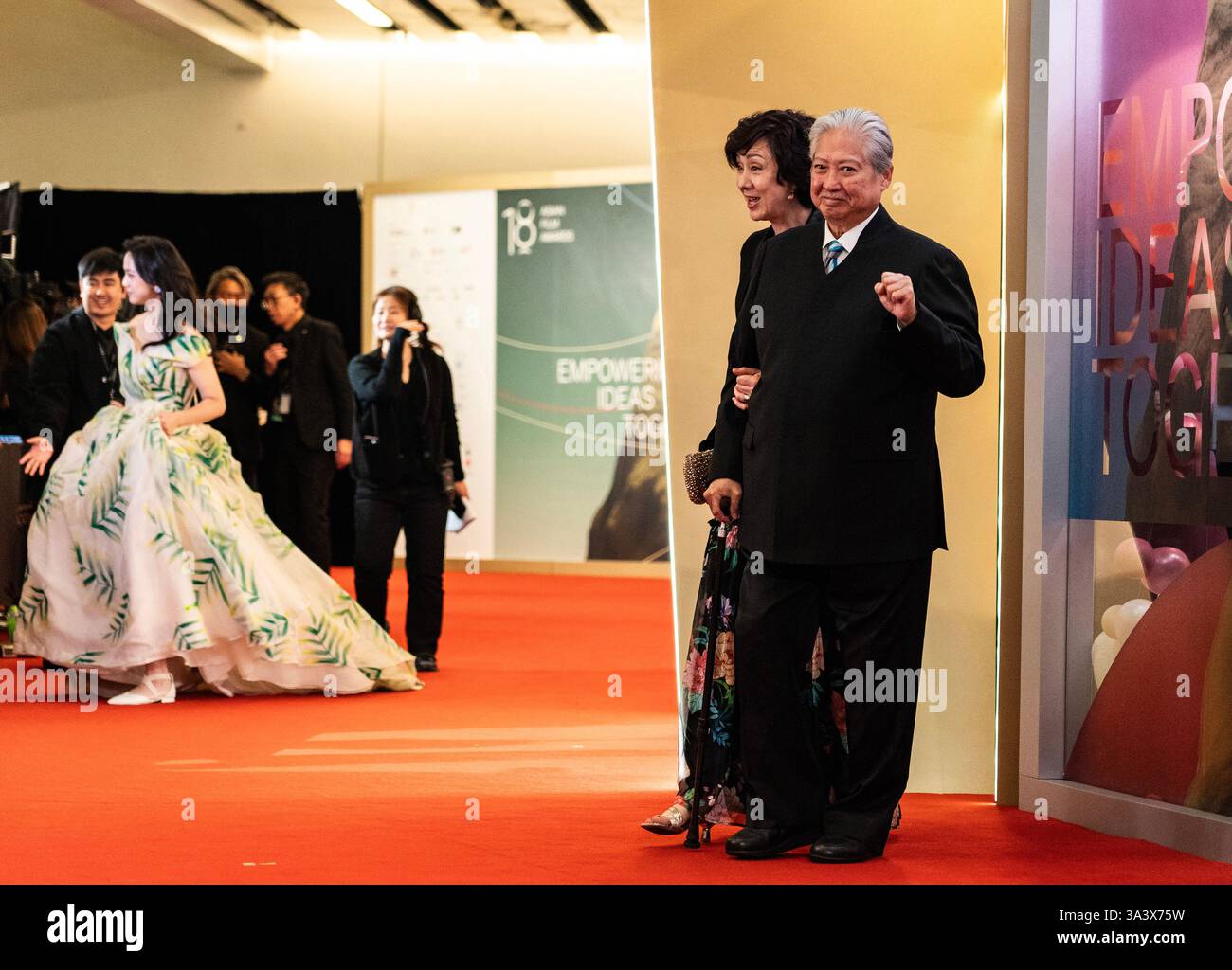Sammo Hung, Jury President of the 18th Asian Film Awards, poses for ...