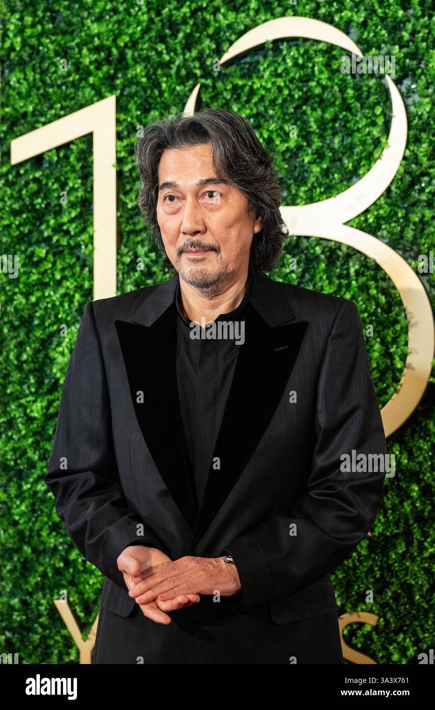 Japanese actor Koji Yakusho, the "Lifetime Achievement Award" winner of ...