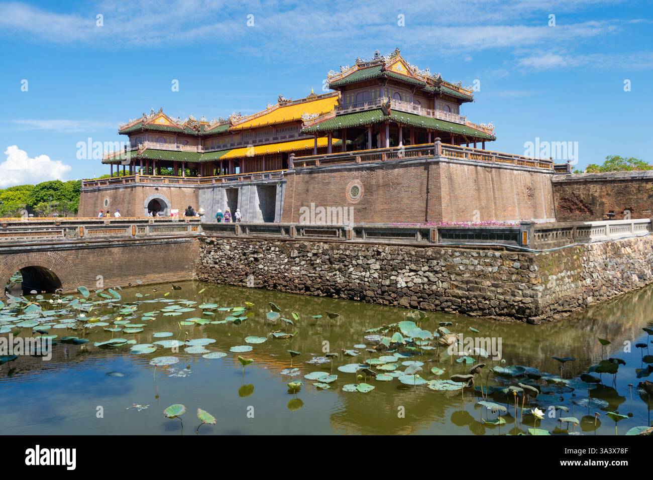 The lotus ponds outside Huế Imperial City, Vietnam Stock Photo - Alamy