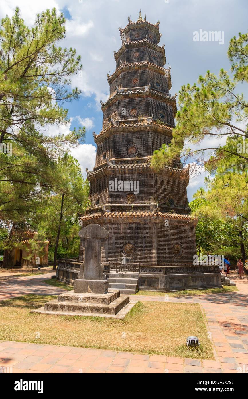 Thiên Mụ Pagoda, also known as the Pagoda of the Celestial Lady, is a ...