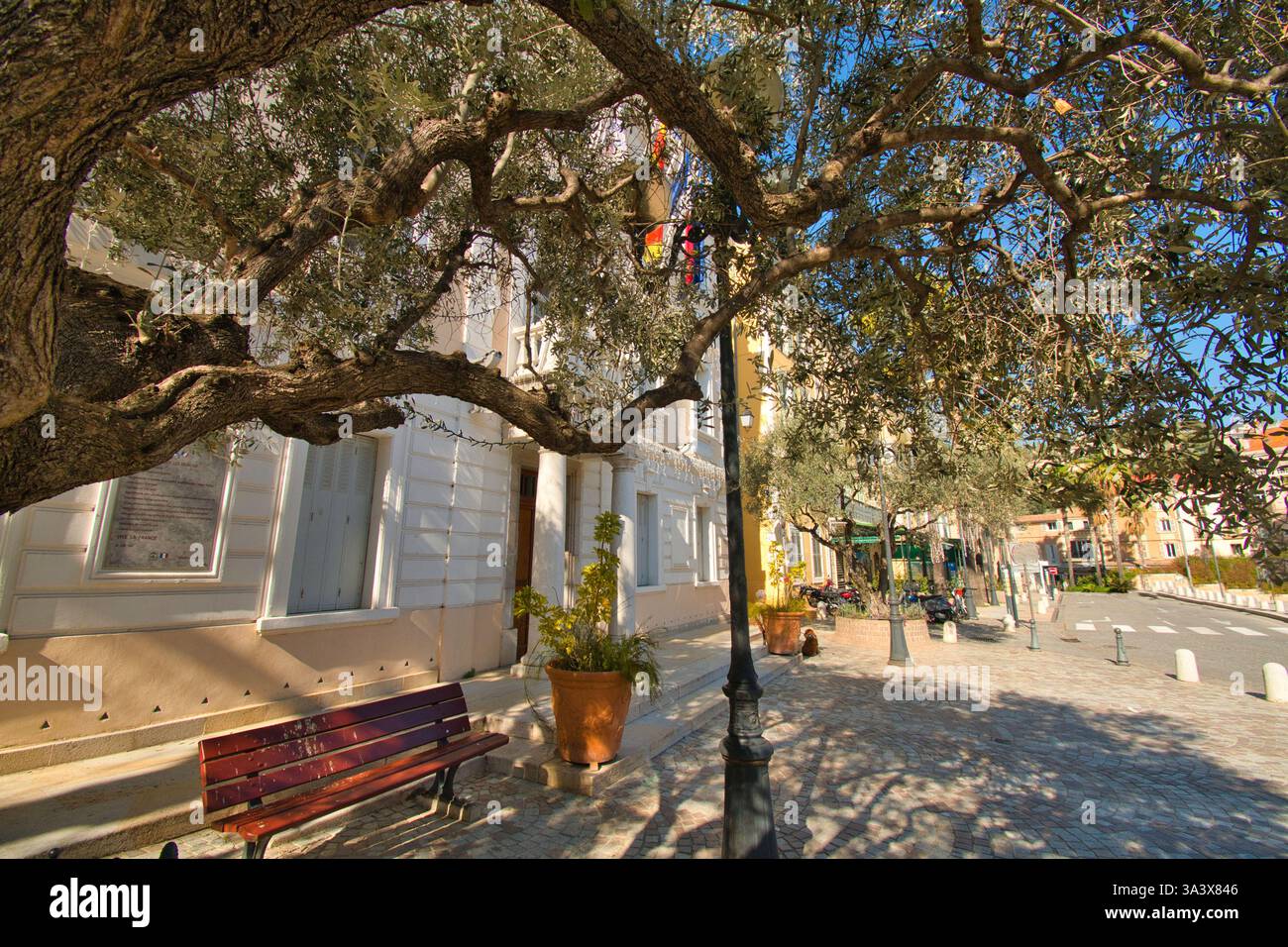 Beach of Saint-Cyr sur Mer at the Cote d'azur in France Stock Photo - Alamy