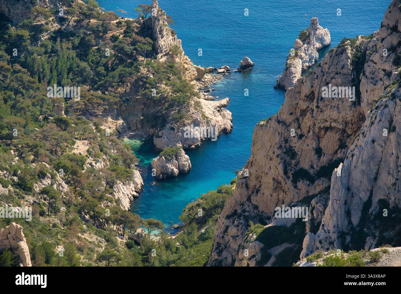 Beach of Saint-Cyr sur Mer at the Cote d'azur in France Stock Photo - Alamy