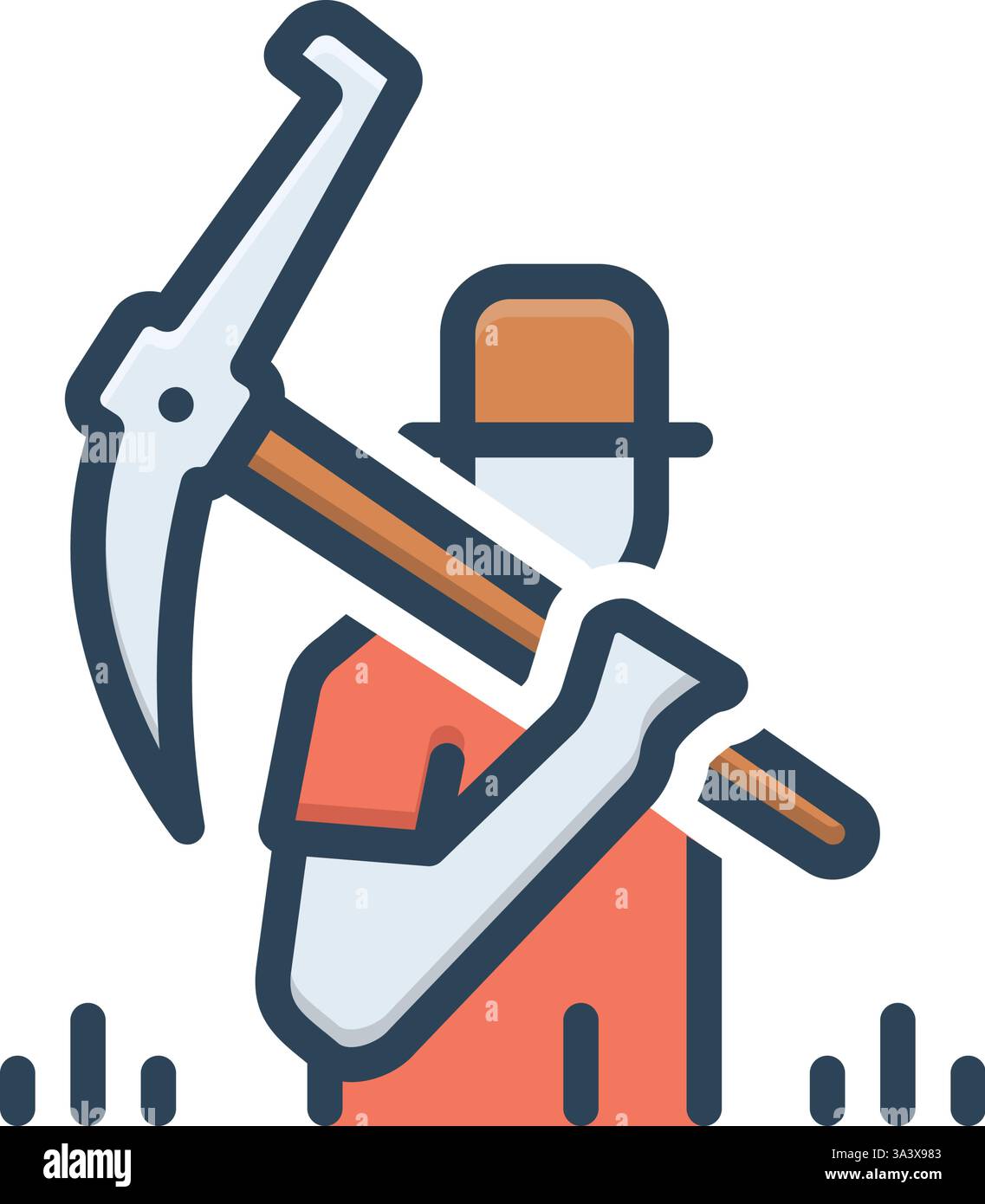 Icon for farmer, peasant Stock Vector Image & Art - Alamy