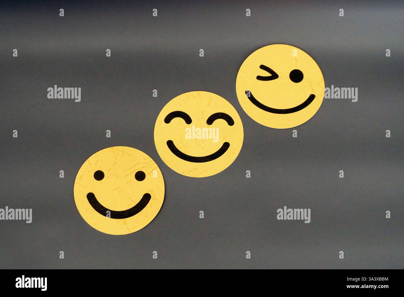 Minimalist White Smiley Face on Dark Green Background Symbolizing ...