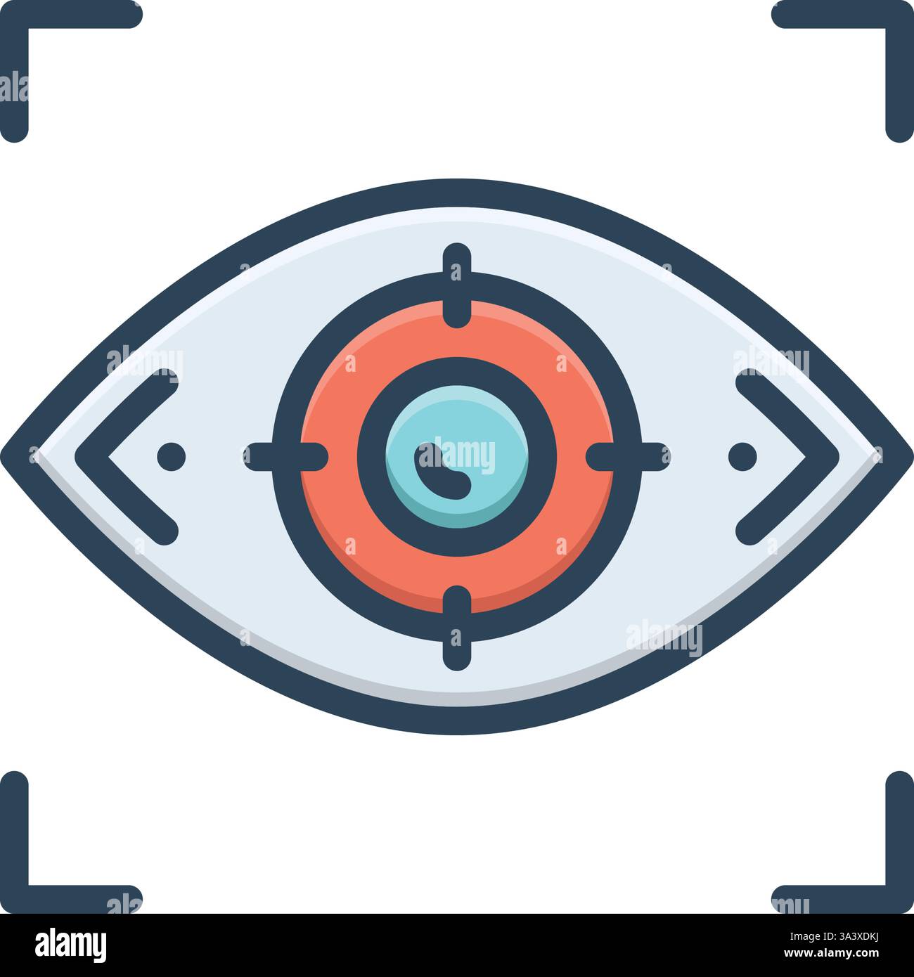 Eye scanning Cut Out Stock Images & Pictures - Alamy
