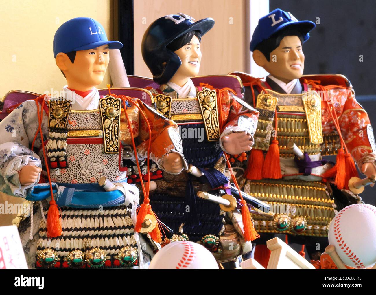 Tokyo, Japan. 18th Mar, 2025. Japan's doll maker Kyugetsu displays ...