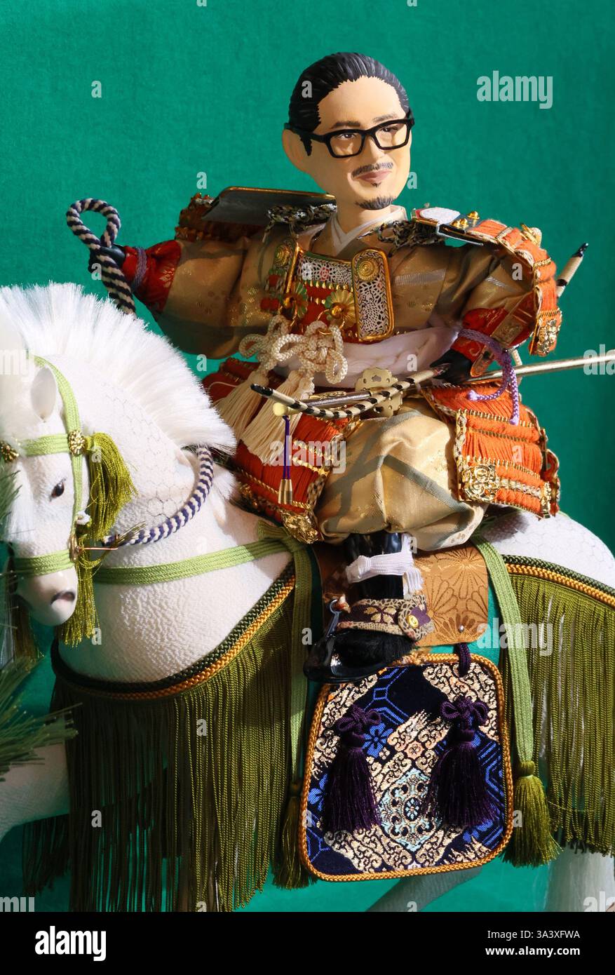 Tokyo, Japan. 18th Mar, 2025. Japan's doll maker Kyugetsu displays a ...