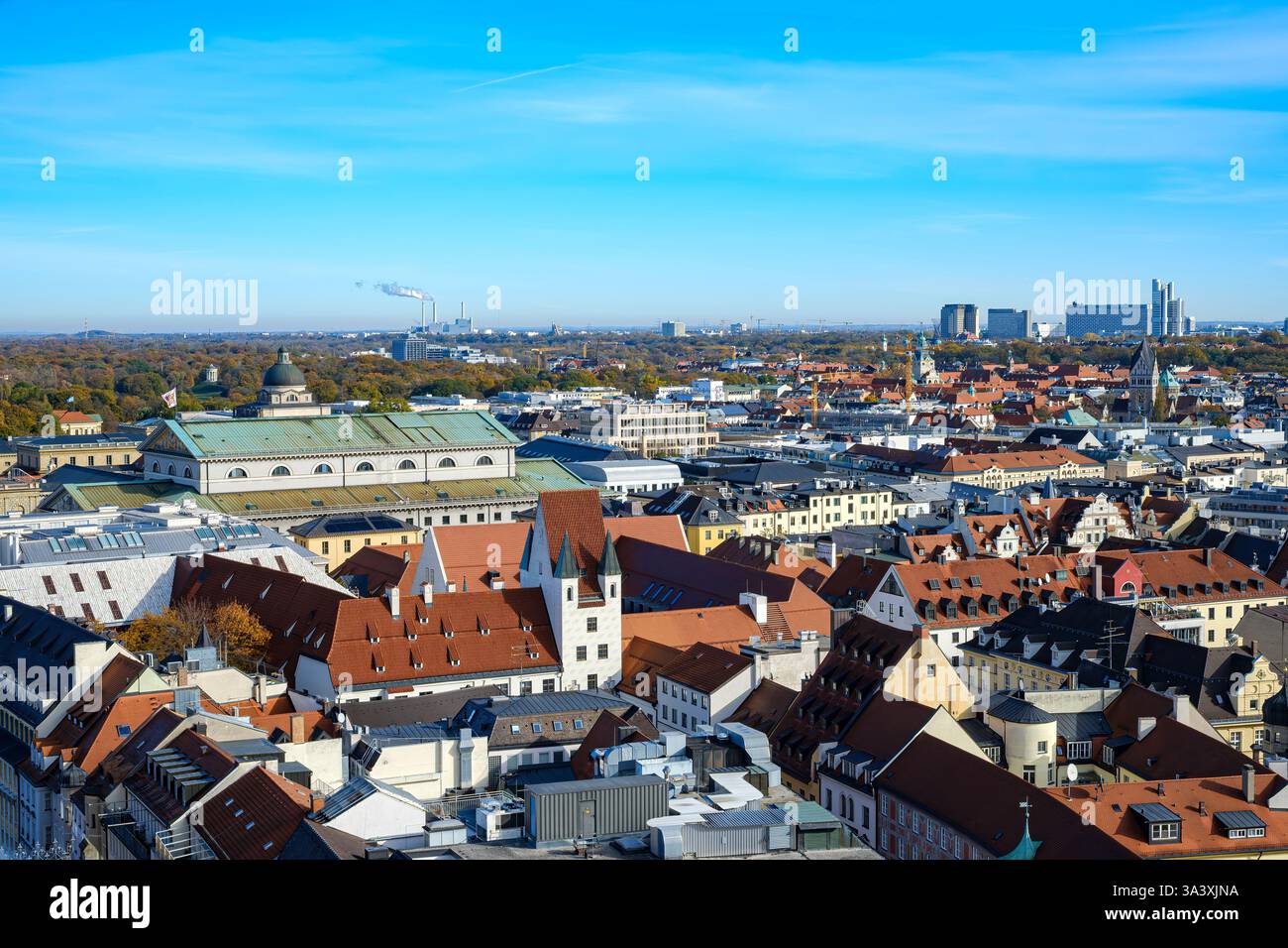 View from Alter Peter (Old Peter) onto the historic city centre of ...