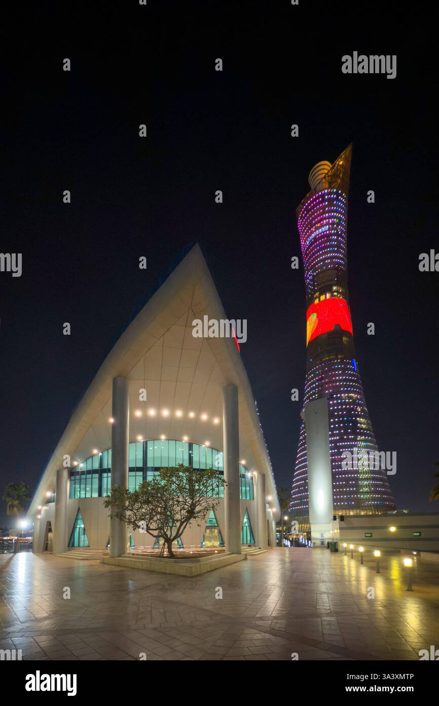 Aspire tower qatar smartphone stock photos and images - Alamy