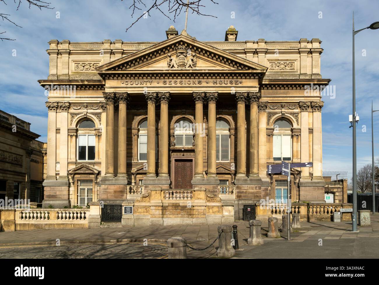 Neoclassical architecture of the former County Sessions House ...