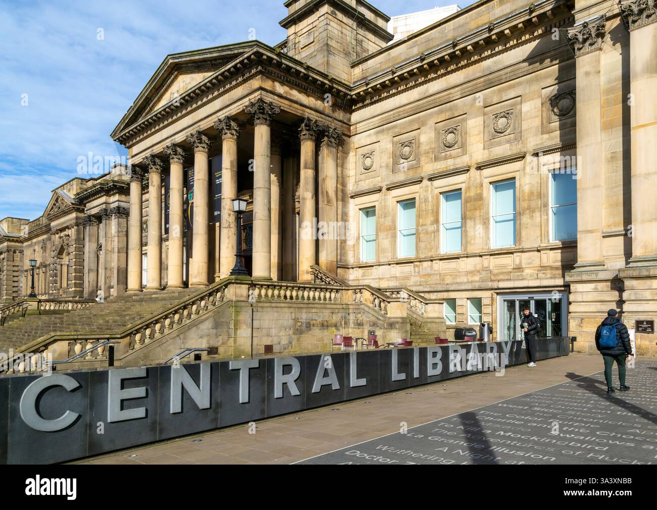 Portico entrance Neoclassical architecture of World Museum, Central ...