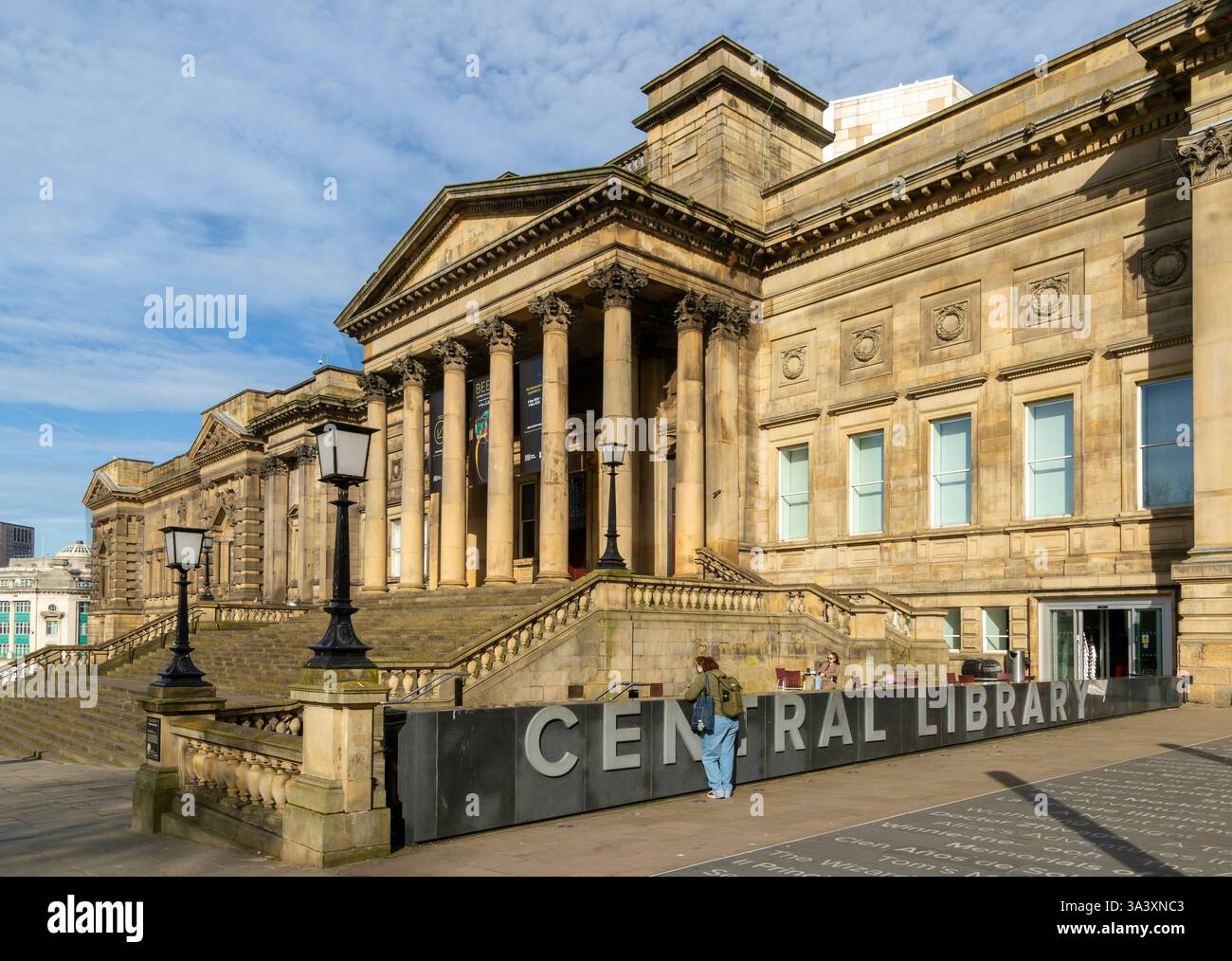 Portico entrance Neoclassical architecture of World Museum, Central ...