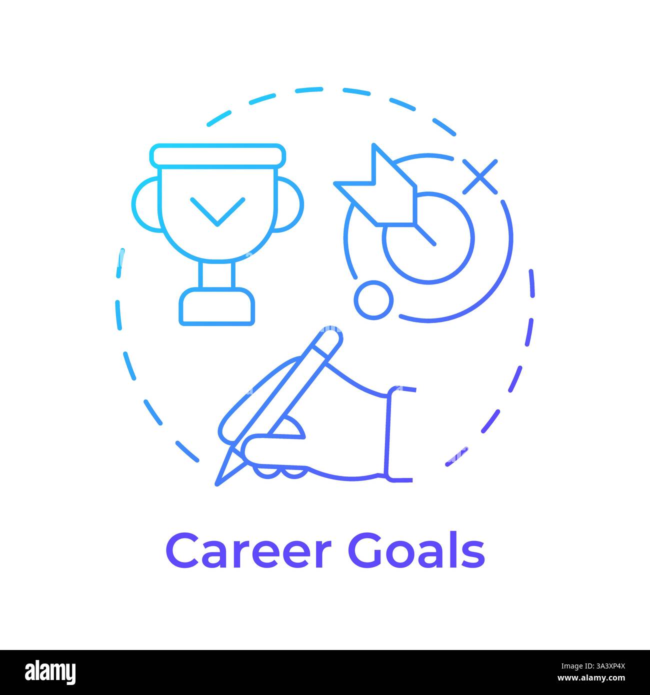 Career achievement milestone Stock Vector Images - Alamy