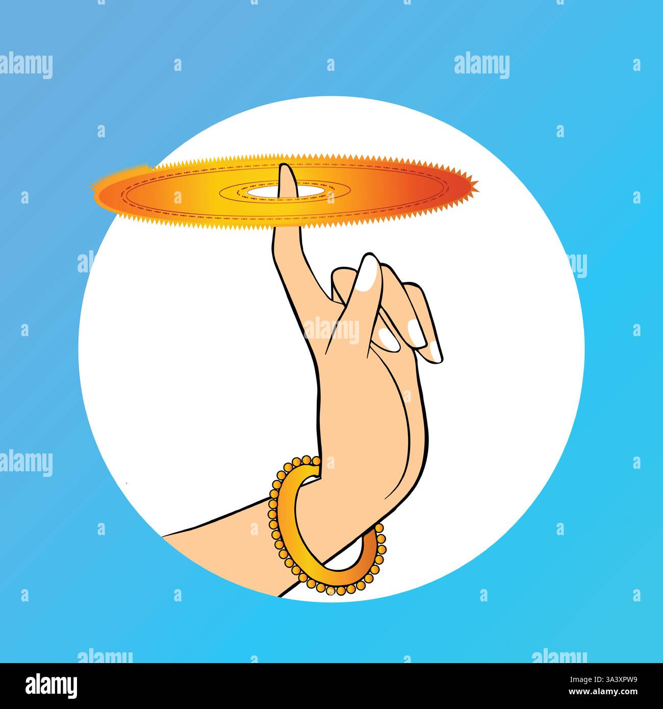 Chakra in hand hi-res stock photography and images - Alamy