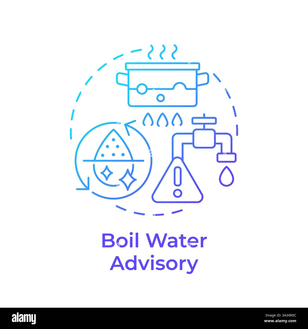 Safety drinking water conceptual Stock Vector Images - Alamy