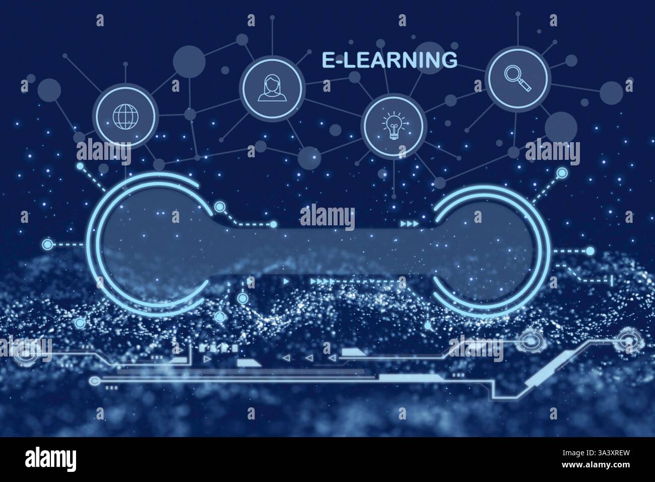 Illustration background abstract technology communication concept ...