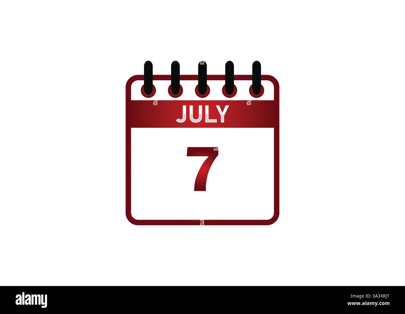 July 2024 calendar desk Cut Out Stock Images & Pictures - Alamy