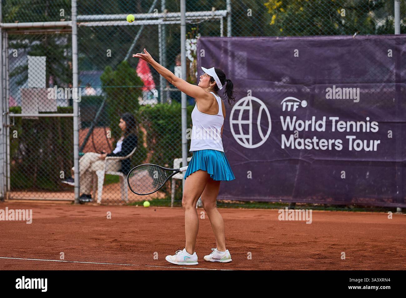 Manavgat, Antalya, Turkey. 17th Mar, 2025. Irina Kuzmina-Rimsa (LAT) during the 2025 ITF World ...