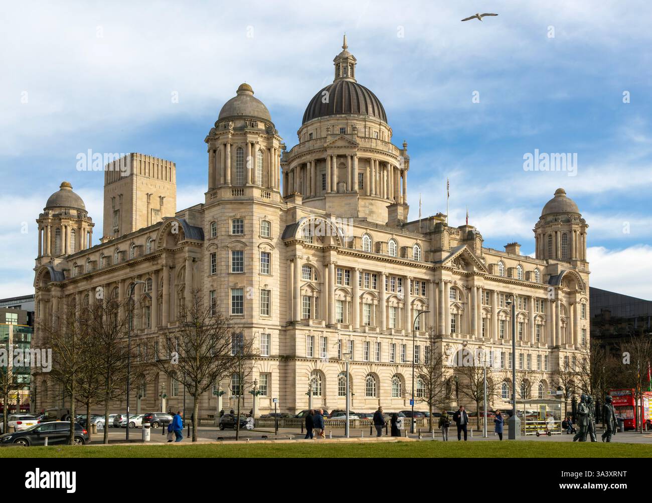 Port of LIverpool building, Pier Head, Liverpool, England, UK completed ...