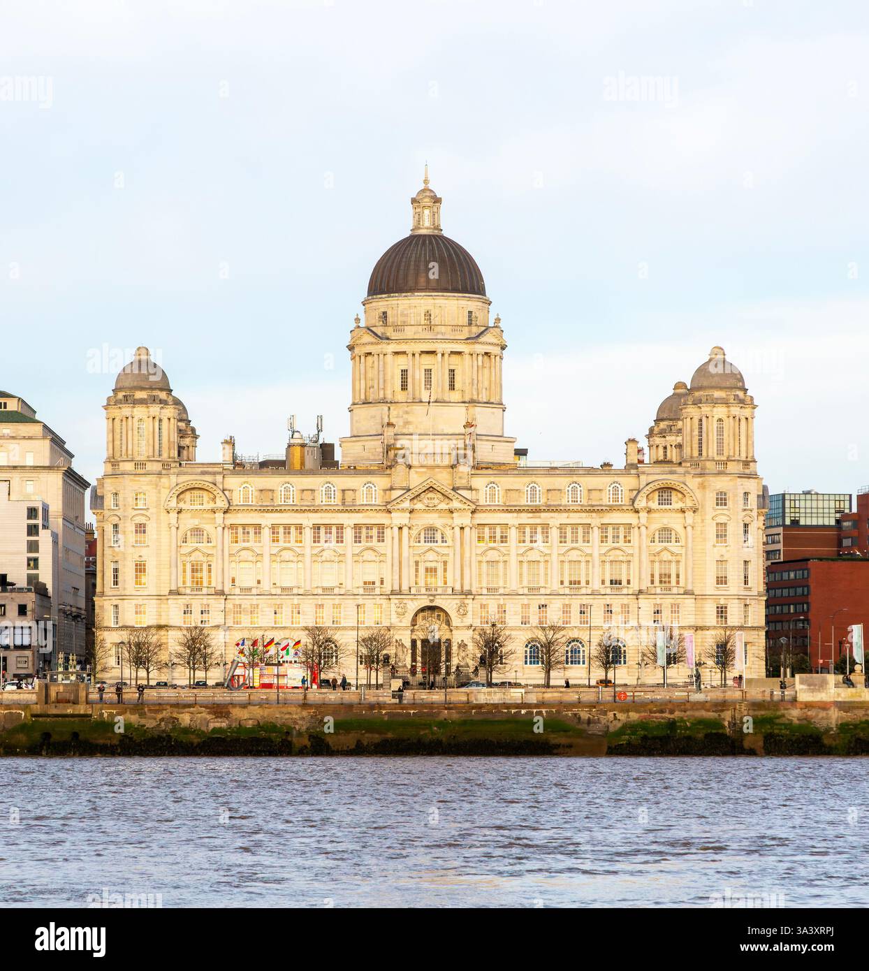 Port of LIverpool building, Pier Head, Liverpool, England, UK from ...