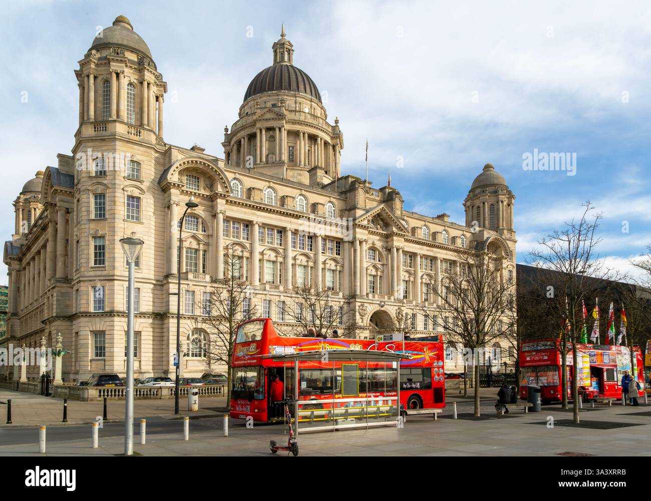Port of LIverpool building, Pier Head, Liverpool, England, UK completed ...