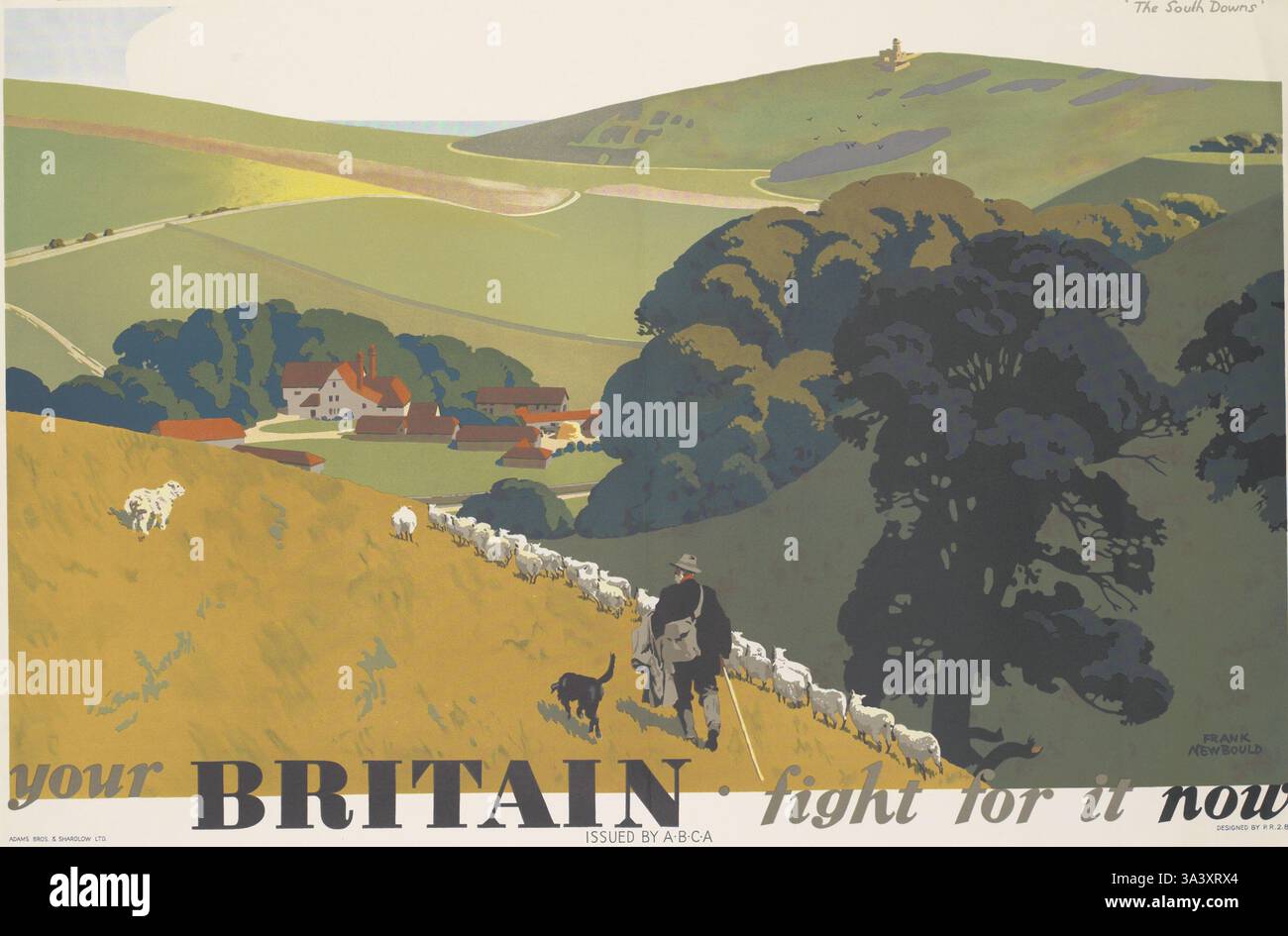 WWII propaganda british poster - From the famous series of four posters ...