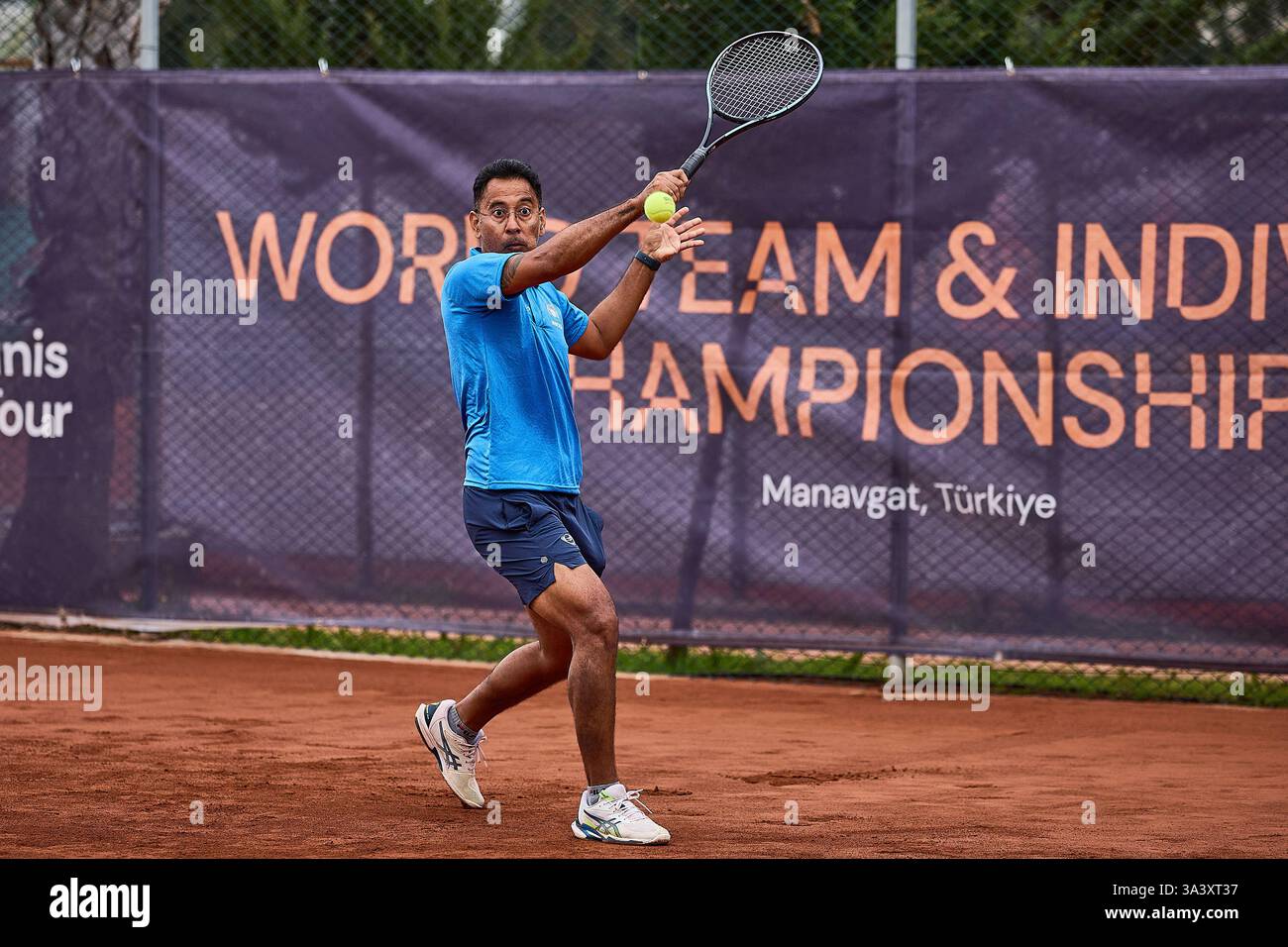 Manavgat, Antalya, Turkey. 17th Mar, 2025. Mrugesh Kothari (IND) during ...