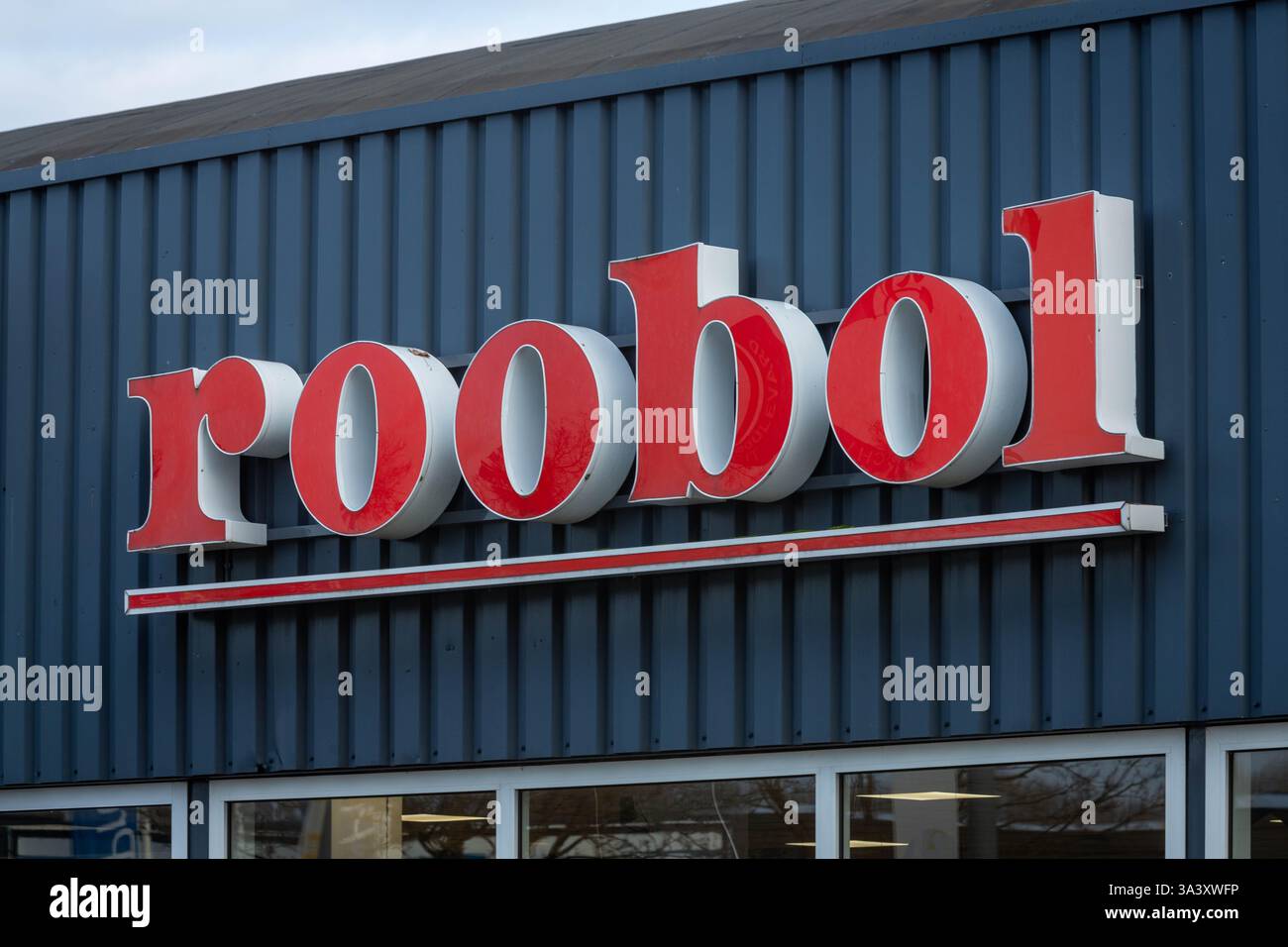 Roobol store front entrance logo. Roobol is specialist in floors and ...