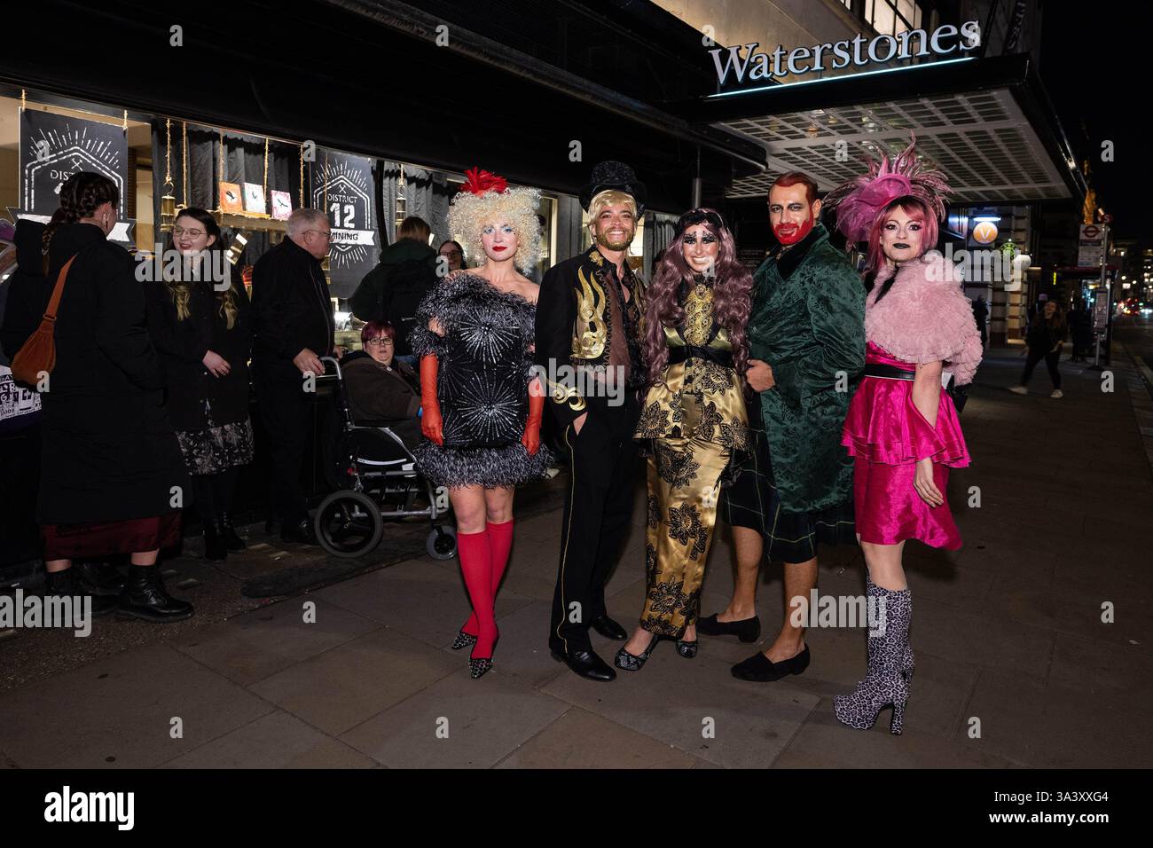 EDITORIAL USE ONLY Cosplayers Sarah Conley, Gareth McLaughlin, Leah ...