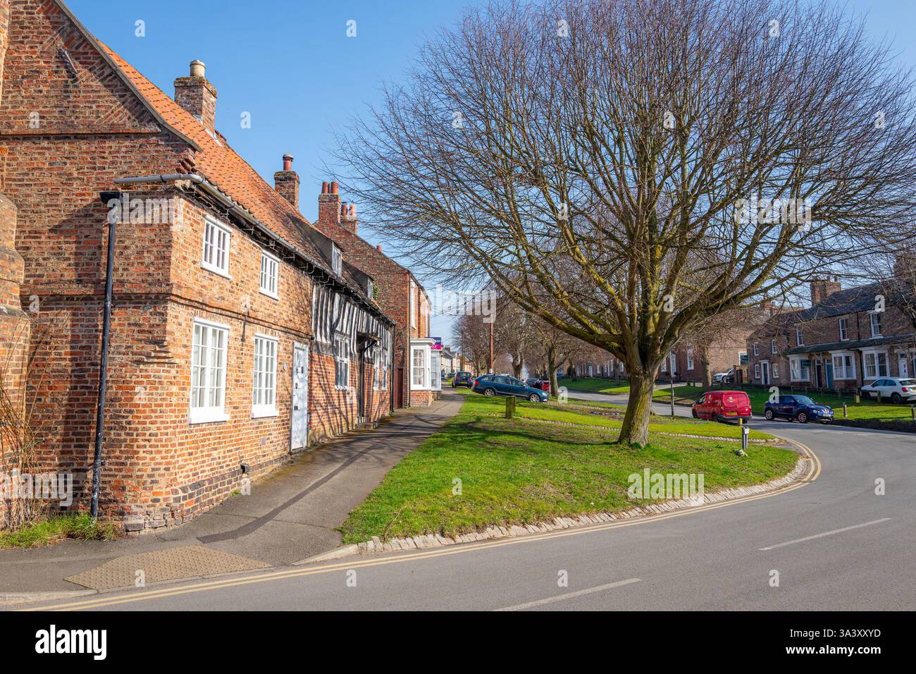 Traditional brick built housing on the corner of Church Hill and and ...