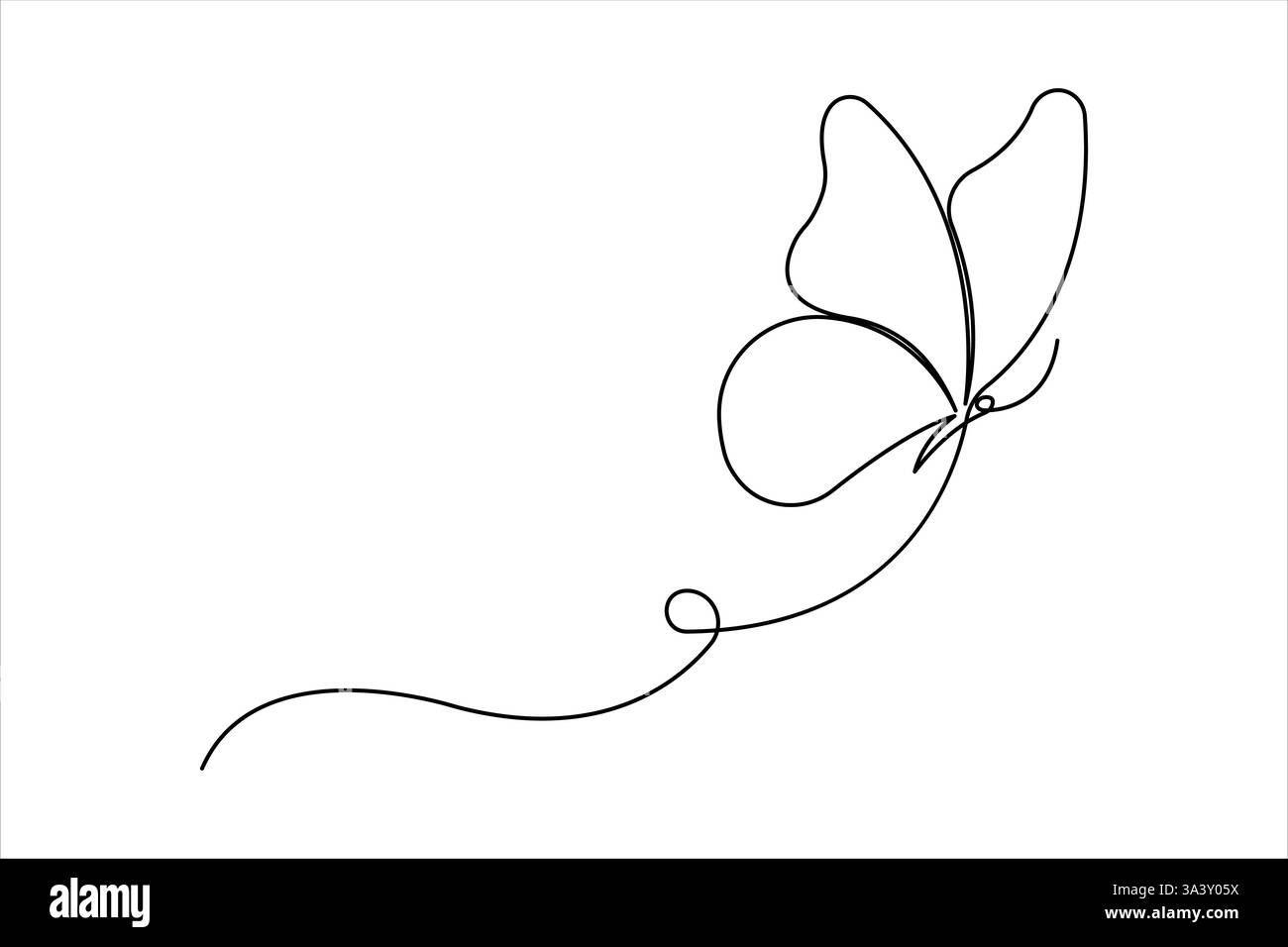 One beautiful butterfly flying Stock Vector Images - Alamy