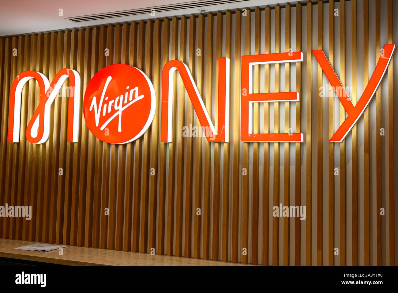 Virgin money banking sign hi-res stock photography and images - Alamy
