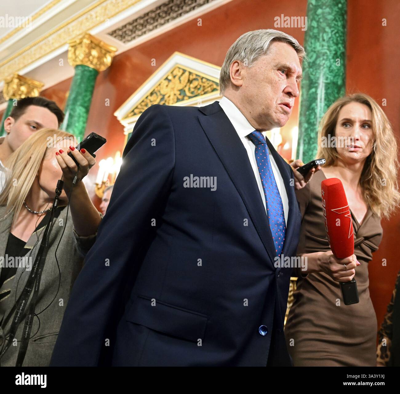 Moscow, Russia. 17th Mar, 2025. Signing ceremony of Russian-Tajik ...