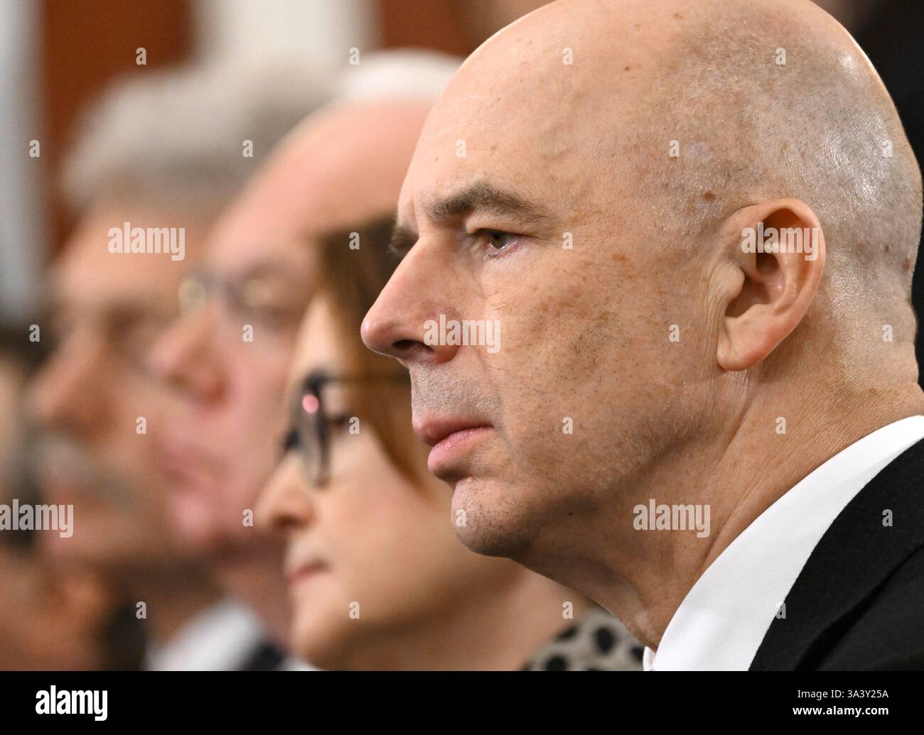 Signing ceremony of Russian-Tajik documents. Russian Finance Minister ...