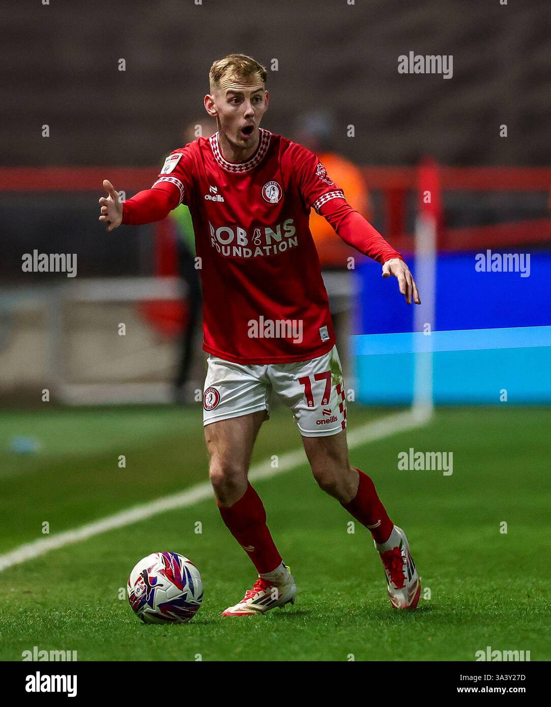 Bristol City's Mark Sykes in action during the Sky Bet Championship ...