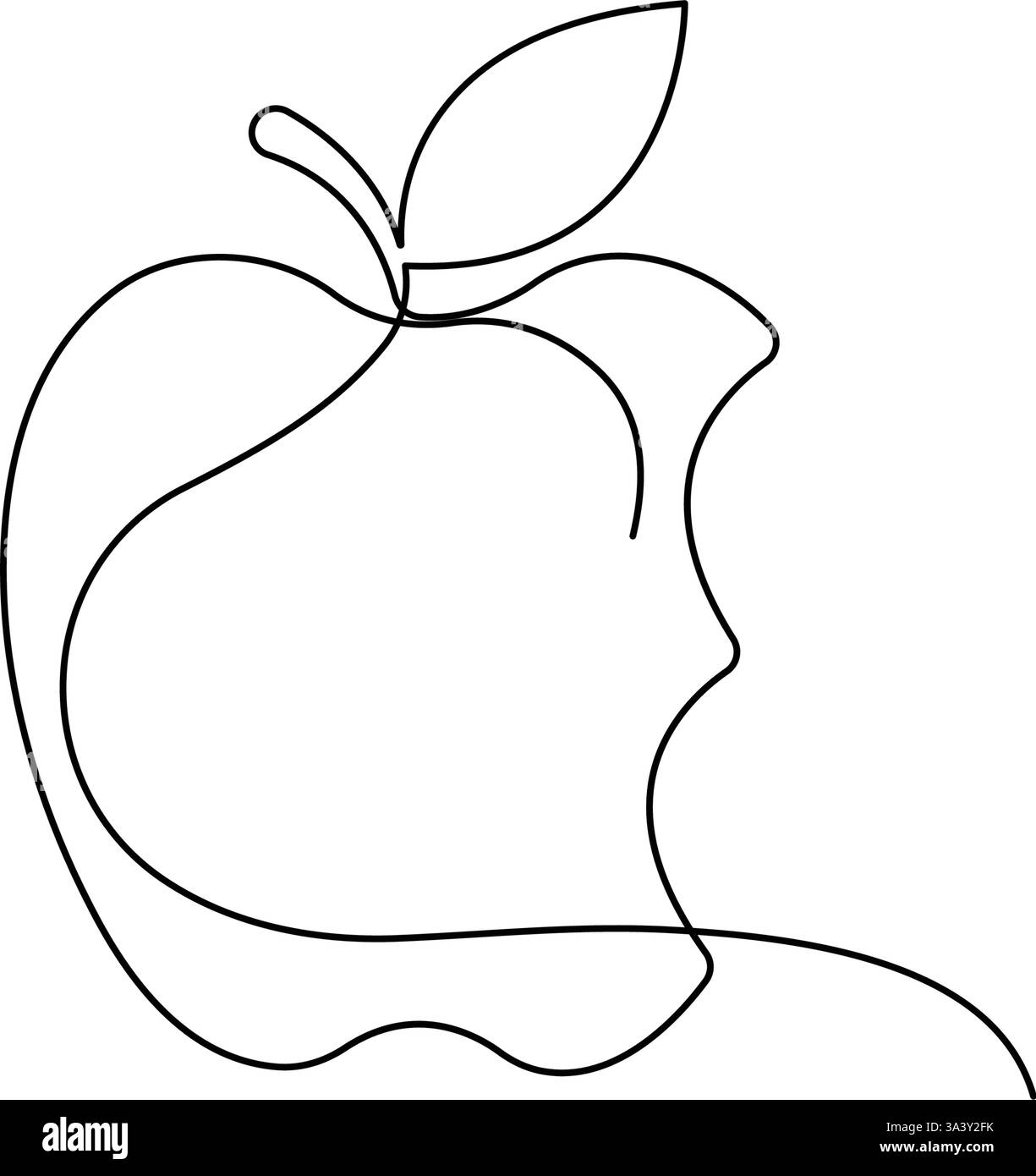 Fruit line drawing hi-res stock photography and images - Alamy