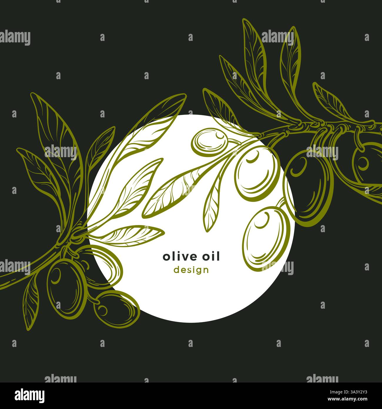 Twigs at night Stock Vector Images - Alamy
