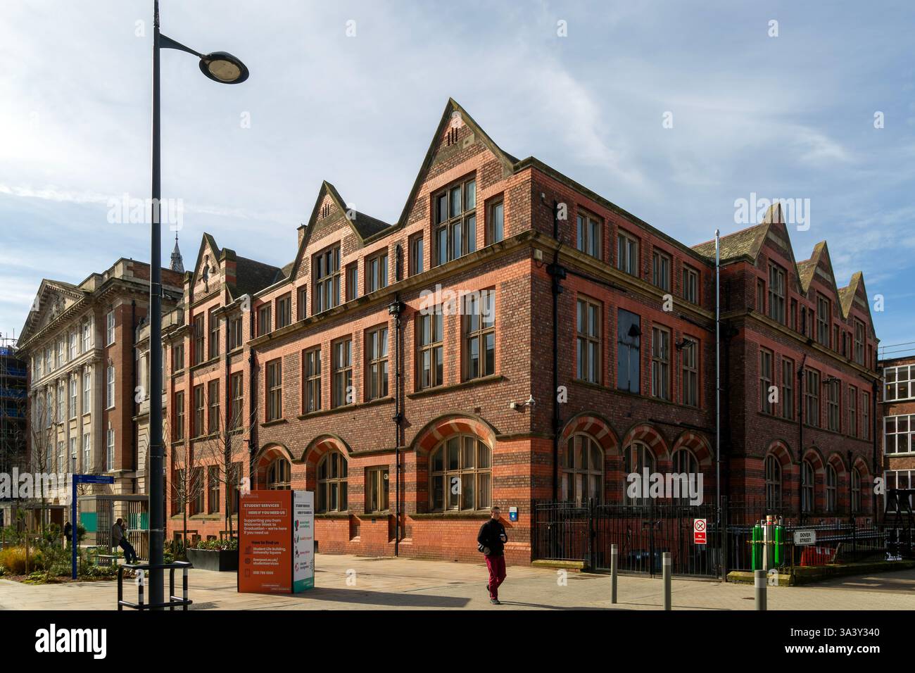 Historic redbrick George Holt building, Dover Street, North Campus ...